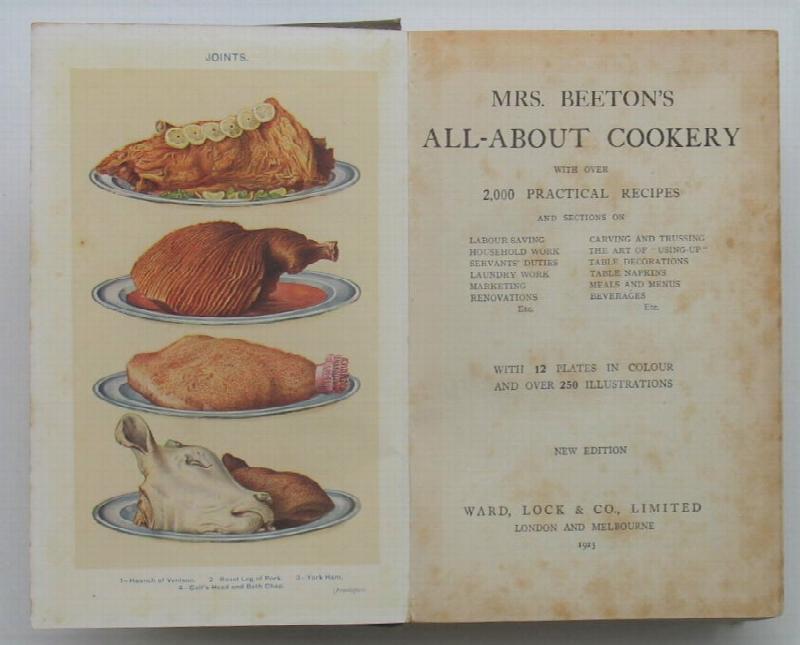 Mrs Beeton's All About Cookery